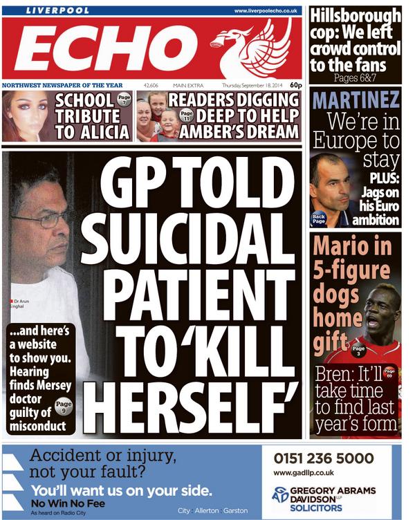 Today s ECHO Front Page liverpoolecho news frontpage liverpool today-s-echo-front-page-liverpoolecho-news-frontpage-liverpool