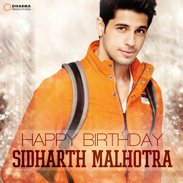 Sidharth Malhotra's Birthday Celebration | HappyBday.to Sidharth Malhotra's Birthday Celebration | HappyBday.to