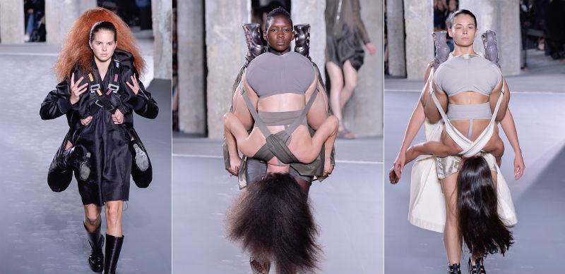 Rick Owens Brings Sisterhood To The Runway The Meaning Behind His Jaw rick-owens-brings-sisterhood-to-the-runway-the-meaning-behind-his-jaw