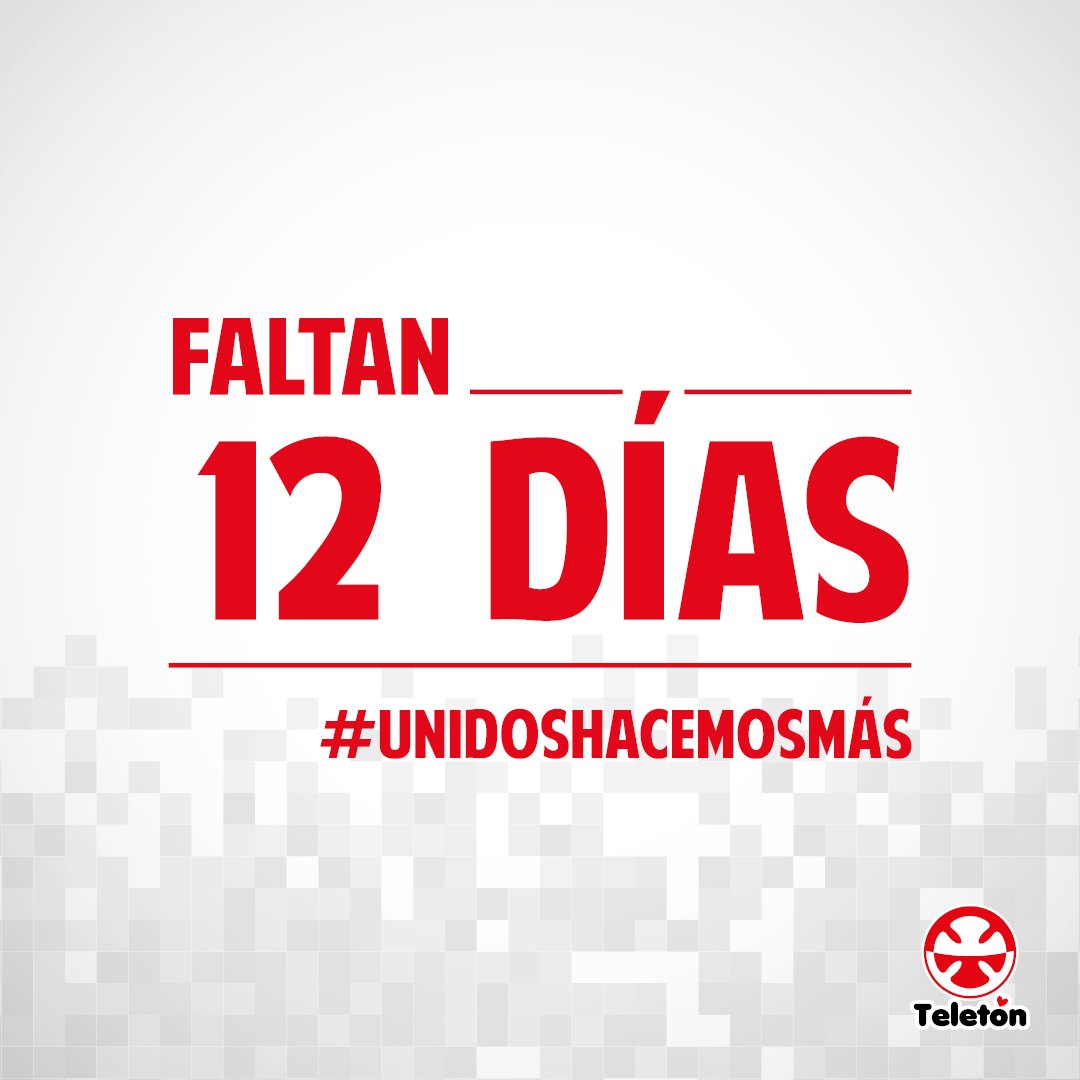 Solo faltan 12 días para que nuestro país se una por los niños de # ... Solo faltan 12 días para que nuestro país se una por los niños de # ...