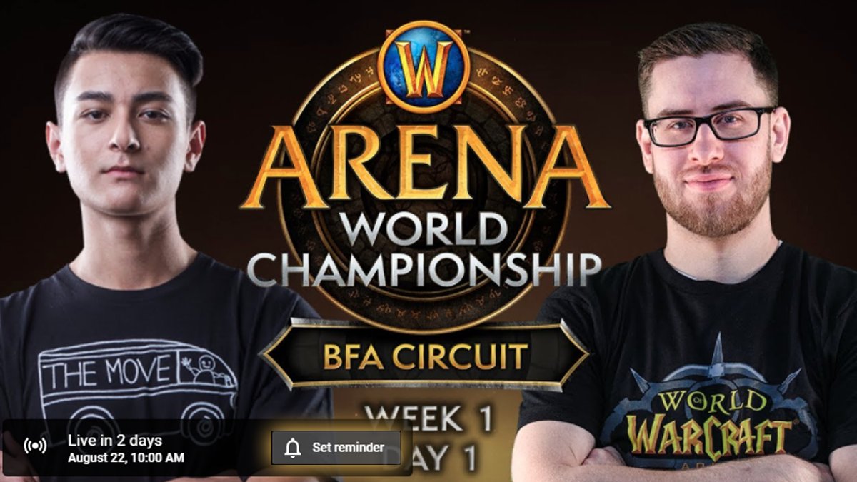 Day 1 & 2 of AWC BFA Circuit Week 1 are now public on the Warcraft ... Day 1 & 2 of AWC BFA Circuit Week 1 are now public on the Warcraft ...
