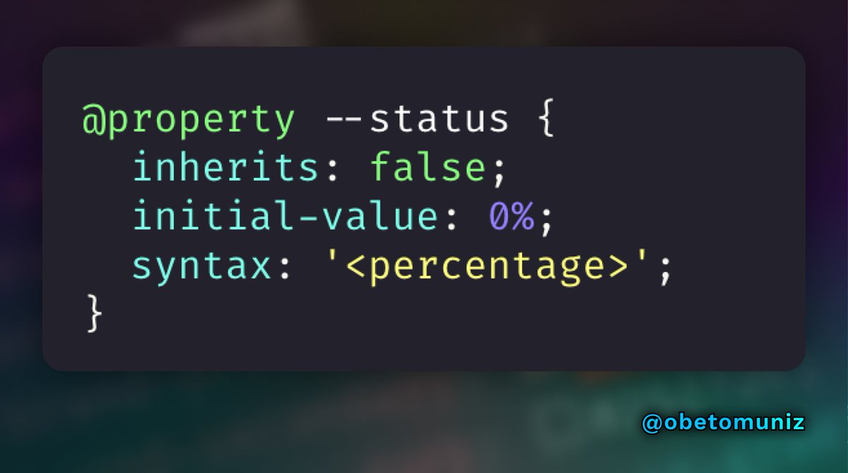 CSS Custom Properties with @property : r/WebdevTutorials