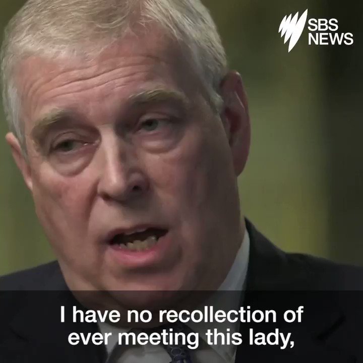 Sbs News On Twitter Prince Andrew Says He Has ‘no Recollection Of