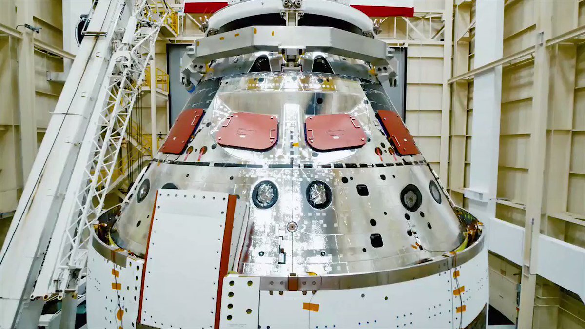 Artemis I Orion Spacecraft Is At Nasaglenns Plum Brook Station For