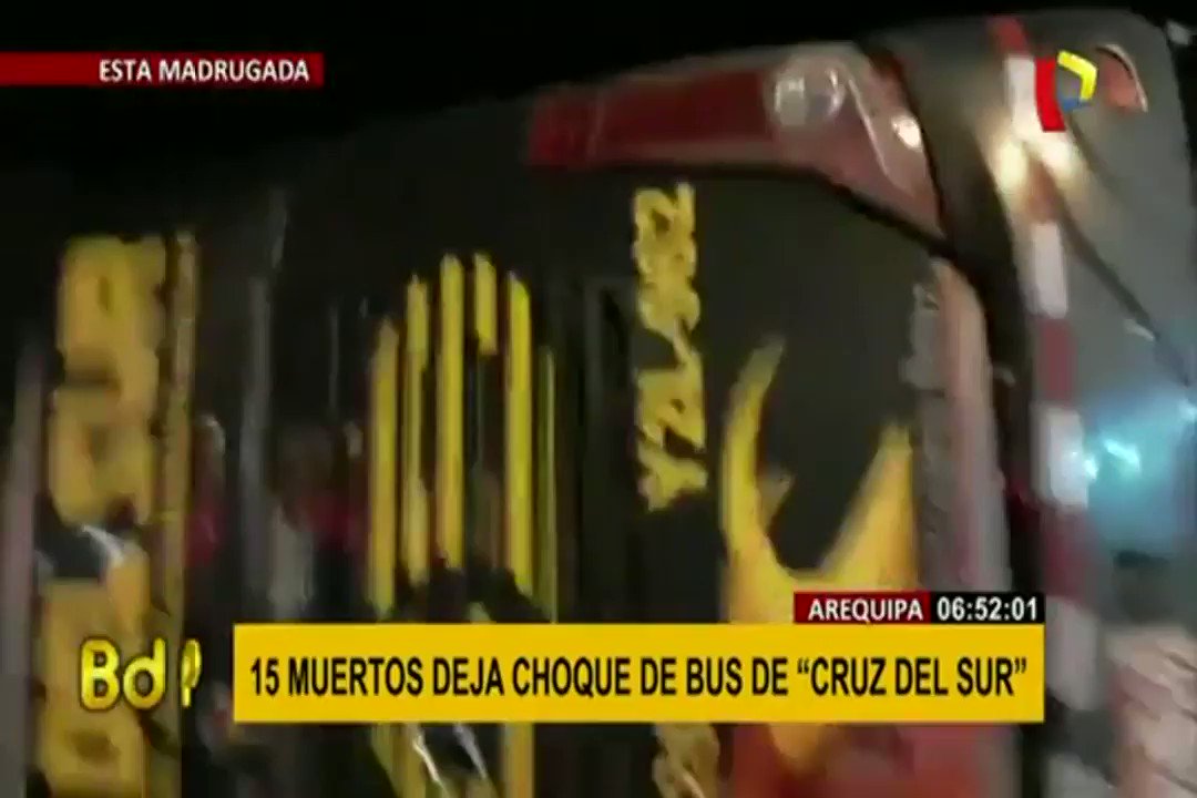 Panamericanatv On Twitter ¡una Tragedia ⚠ Un Bus Interprovincial De