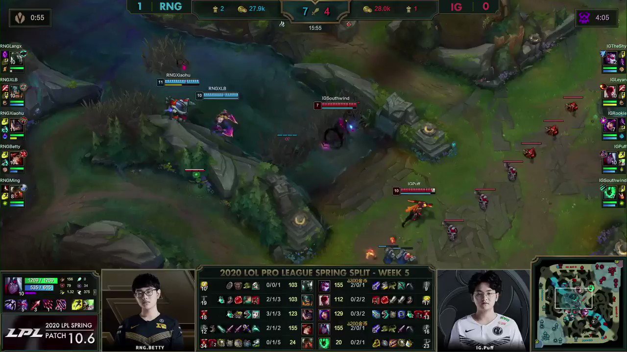 LPL on Twitter: "Vayne highlights in an RNG game? TheShy steals some of Uzi's thunder as IG ...