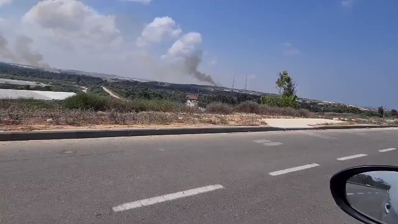 وكالة شهاب للأنباء On Twitter الاعلام العبري اندلاع حريق في منطقة