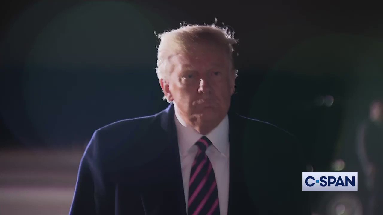 CSPAN on Twitter: "President Trump on death of Justice Ginsburg: "She just died? Wow. I didn't ...