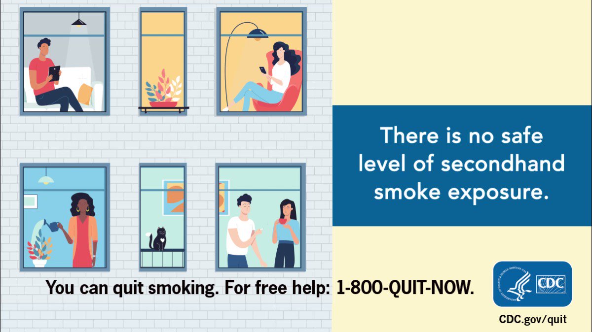 CDC Tobacco Free on Twitter: "Protect the ones around you by quitting ...