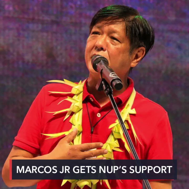 Rappler on Twitter: "The National Unity Party announces its endorsement of Ferdinand ‘Bongbong ...