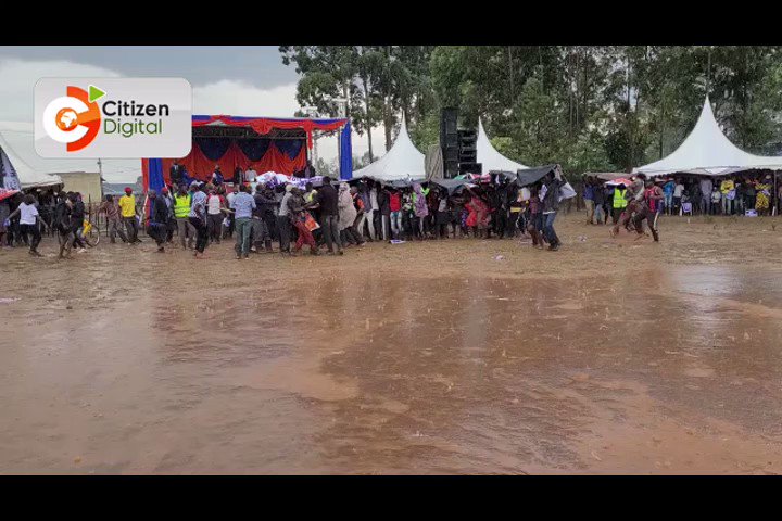 Citizen TV Kenya on Twitter: "Azimio supporters await the arrival of ODM leader Raila Odinga ...
