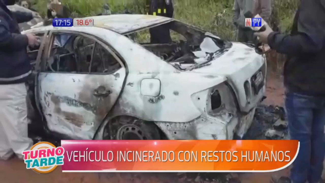 NPY Oficial on Twitter: "🔴 Hallan dos cadáveres calcinados dentro de un vehículo en Canindeyú ♦️ ...