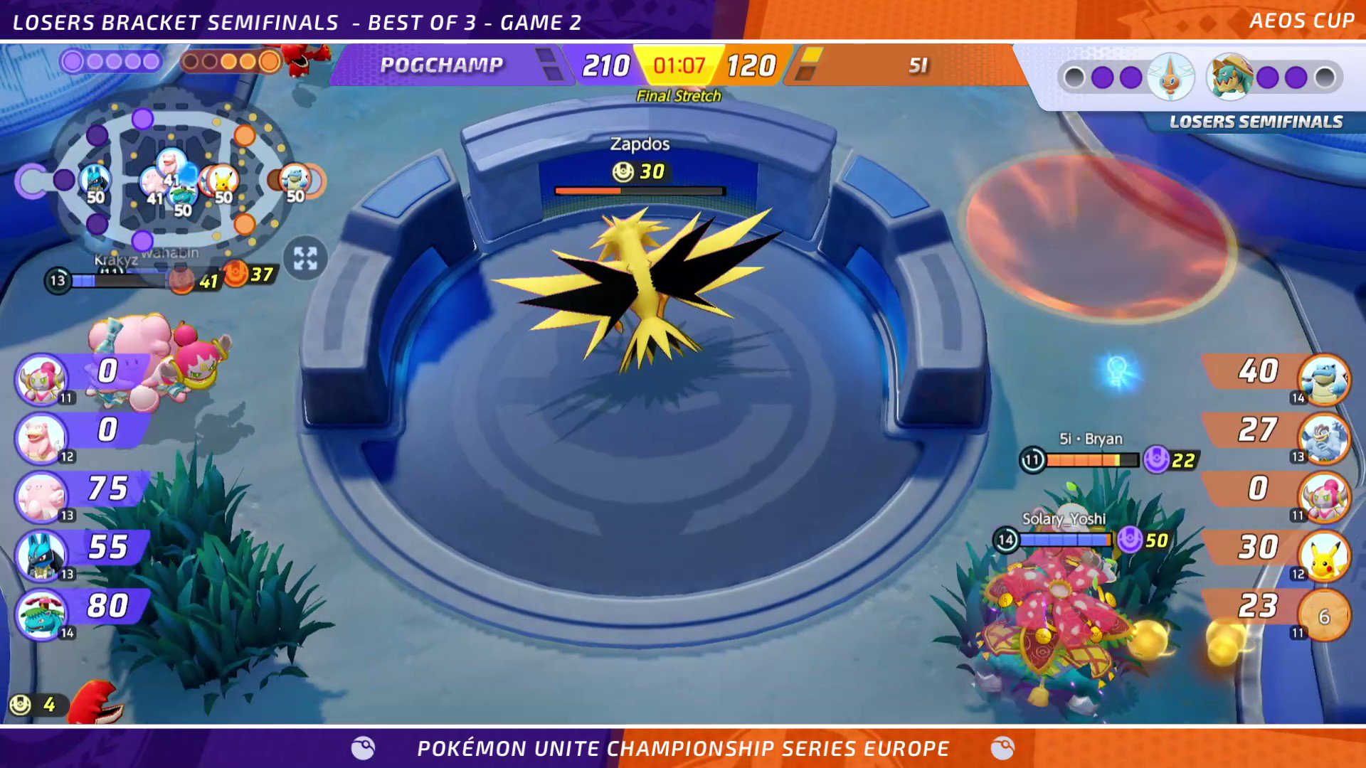 Pokémon Unite Championship Series On Twitter 5i Takes Zapdos And The