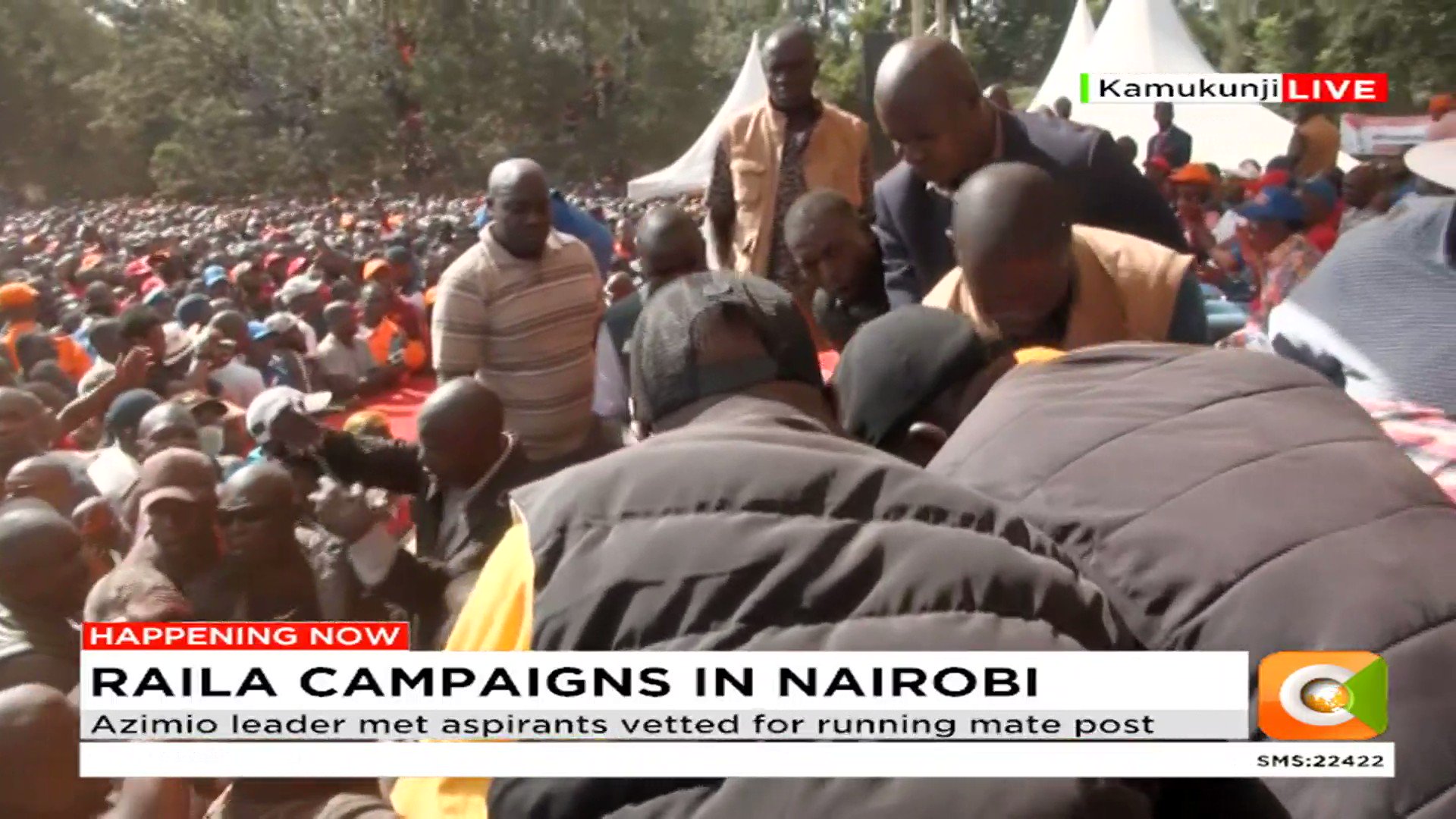 Citizen TV Kenya on Twitter: "Boy performs song for Azimio la Umoja candidate Raila Odinga https ...