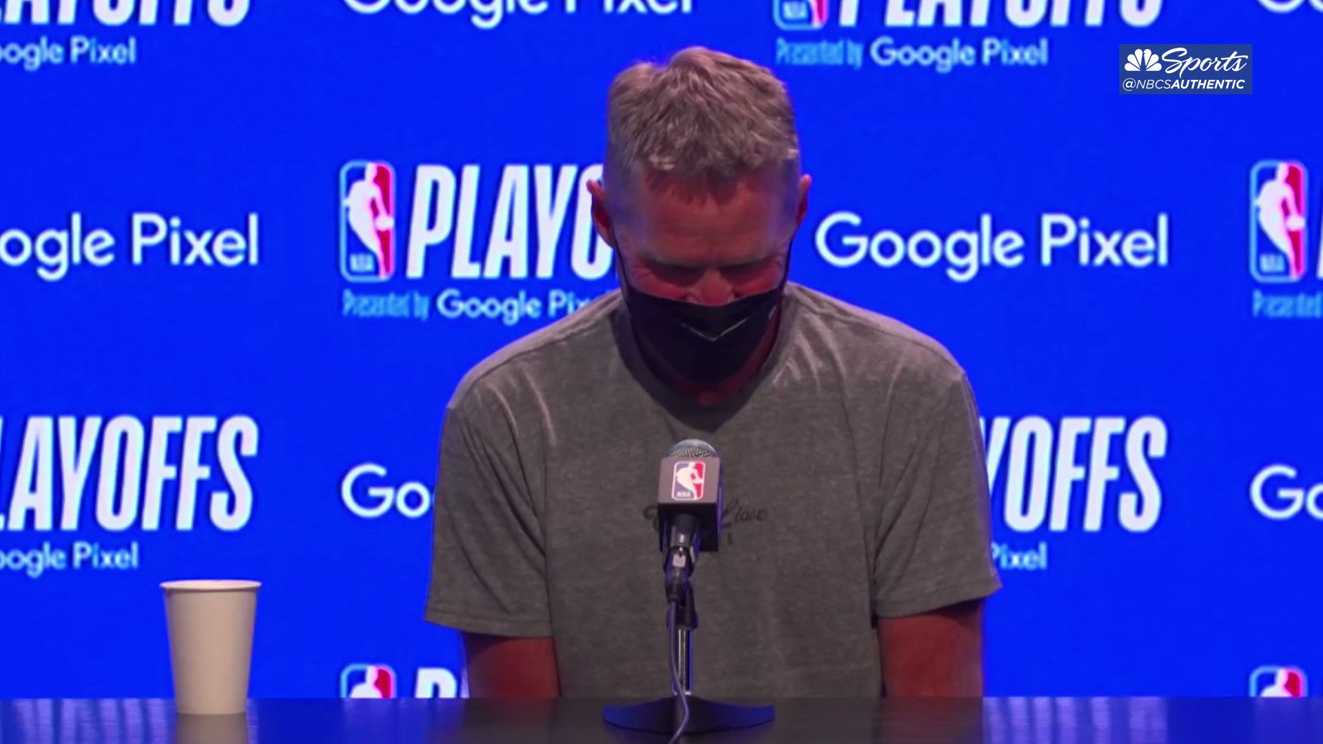 Warriors on NBCS on Twitter: "Steve Kerr and his wife, Margot, started watching Game 6 together ...