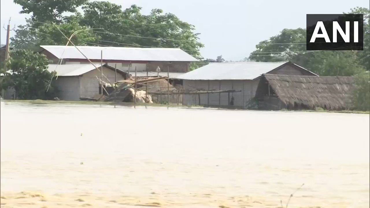 Ani On Twitter Watch Flood Situation In Kampur Area Under Raha