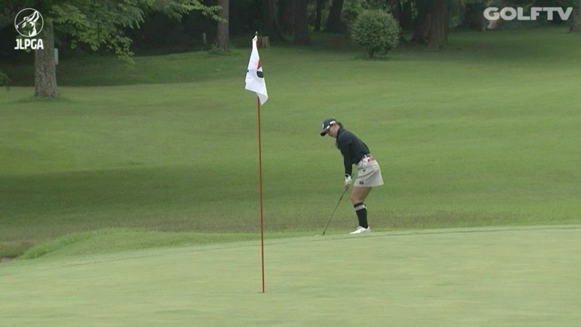 JLPGA_official on Twitter: "／ 惜しい💦あと少しでチップイン⛳ #吉田優利(@YURI__YOLO) のアプローチ🏌️‍♀️ \ GOLFTV・DAZNにてライブ ...