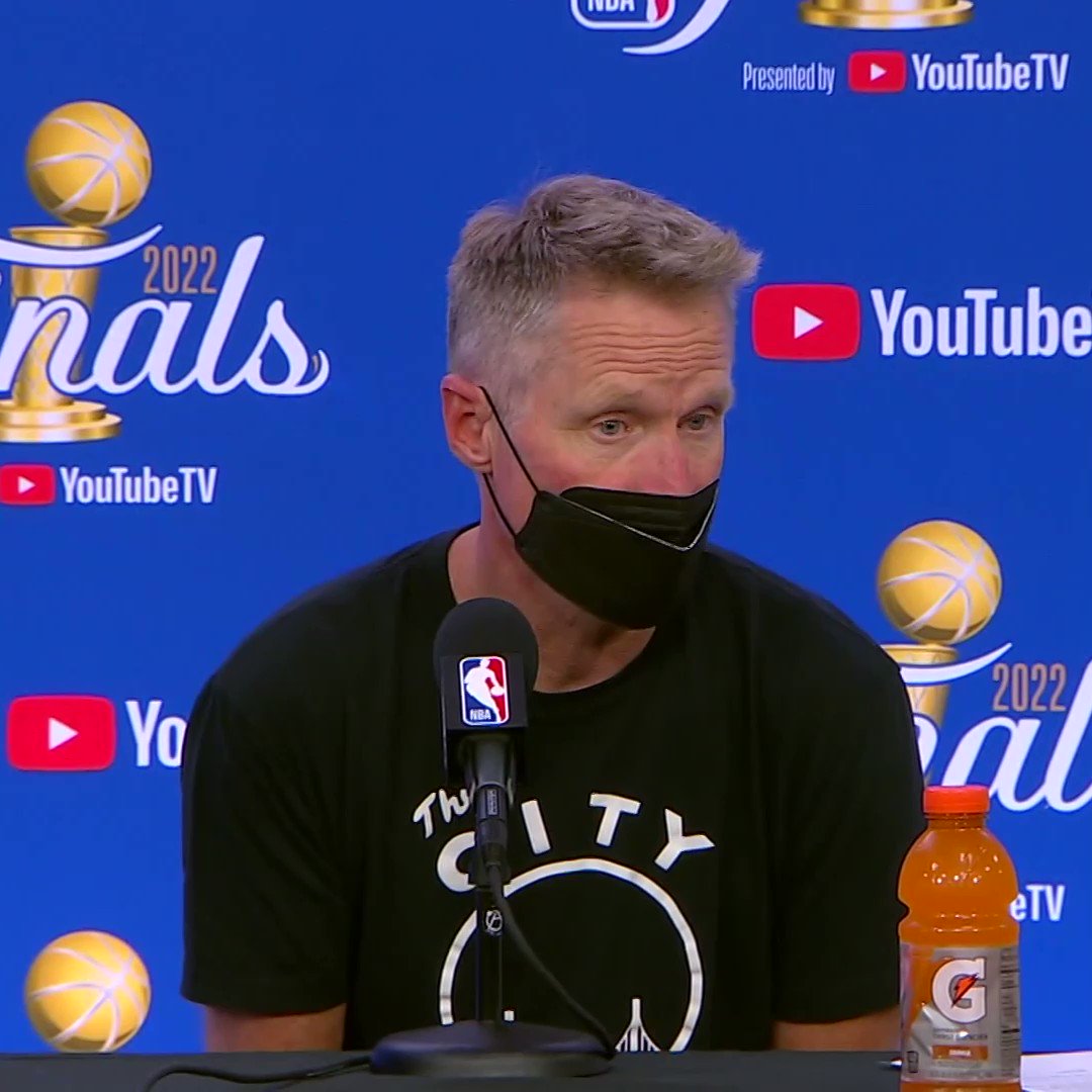 Warriors on NBCS on Twitter: ""Classy. Very classy." - Steve Kerr on the chants from Boston fans ...