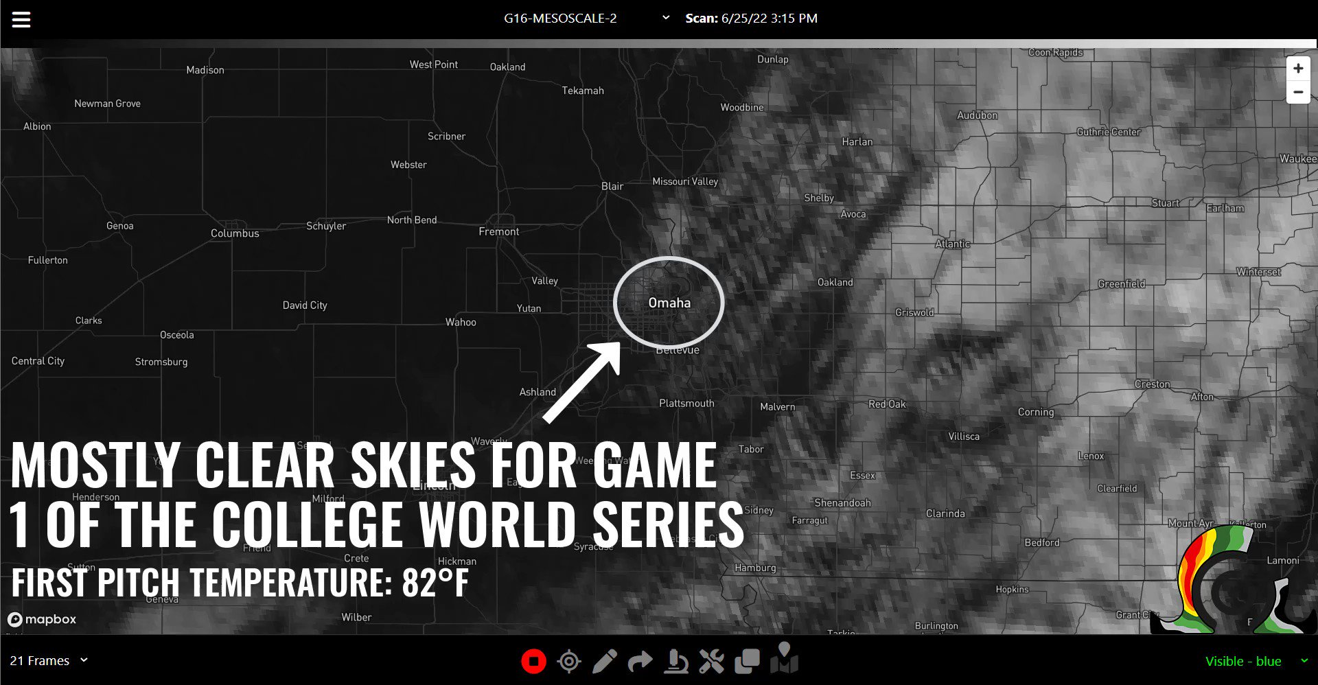 RadarOmega On Twitter First Pitch For The College World Series Final radaromega-on-twitter-first-pitch-for-the-college-world-series-final