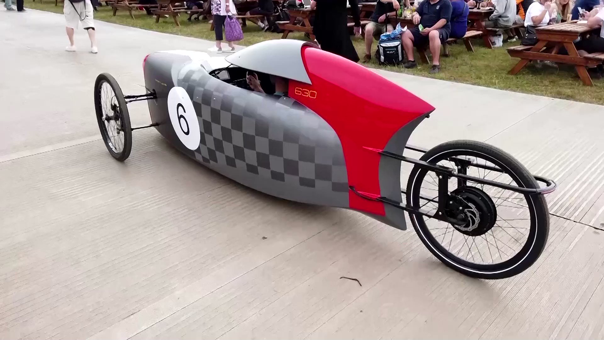 Reuters on Twitter: "This hybrid vehicle, an electric velomobile by the British start-up ...