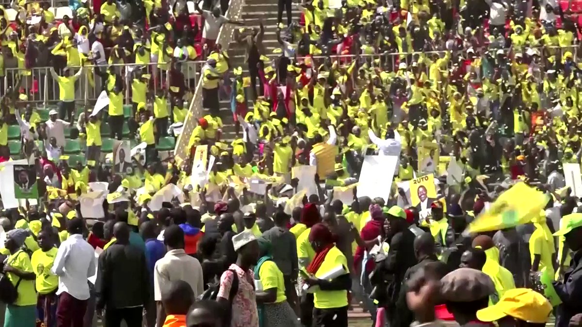 Kenyas Presidential Candidates Hold Their Final Rallies Ahead Of The