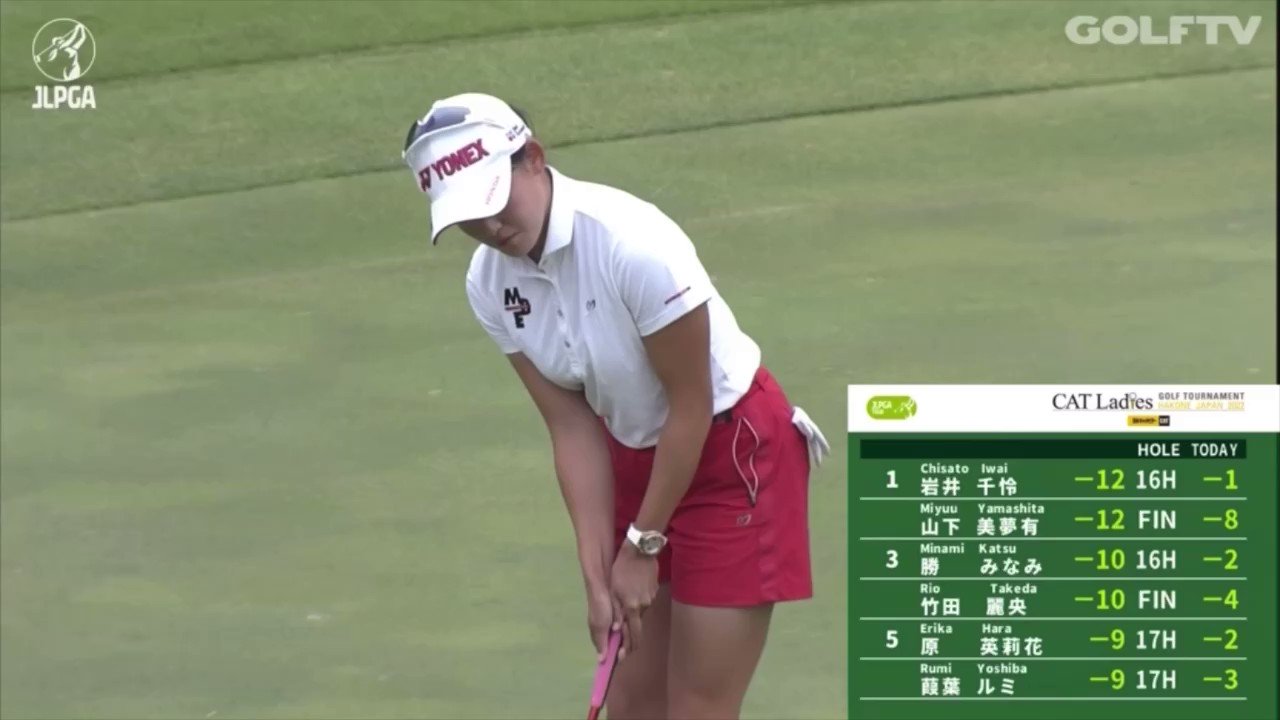 日本女子プロゴルフ協会(JLPGA) on Twitter: "#CATLadies2022 🏆｜#Round3 一歩前に出た！！ #岩井千怜 が17番でロングパットを沈めてバーディー⭕ ...