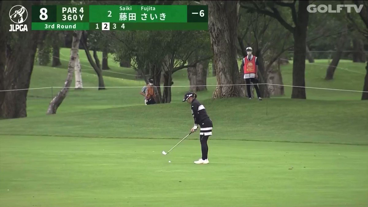 コヤマ カズヒロ on Twitter: "RT @JLPGA_official: #ニトリレディス🏆｜#Round3 #藤田さいき が8番で魅せた ️😳 ナイスイーグルでスコアを8アンダーに ...