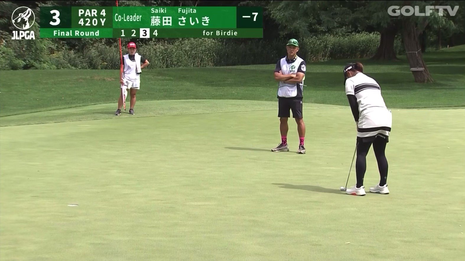 日本女子プロゴルフ協会(JLPGA) on Twitter: "#ニトリレディス 🏆｜#Round4 #藤田さいき が落ち着いてパットを沈める 3番を終え単独首位に立ちました👏👀 GOLFTV ...