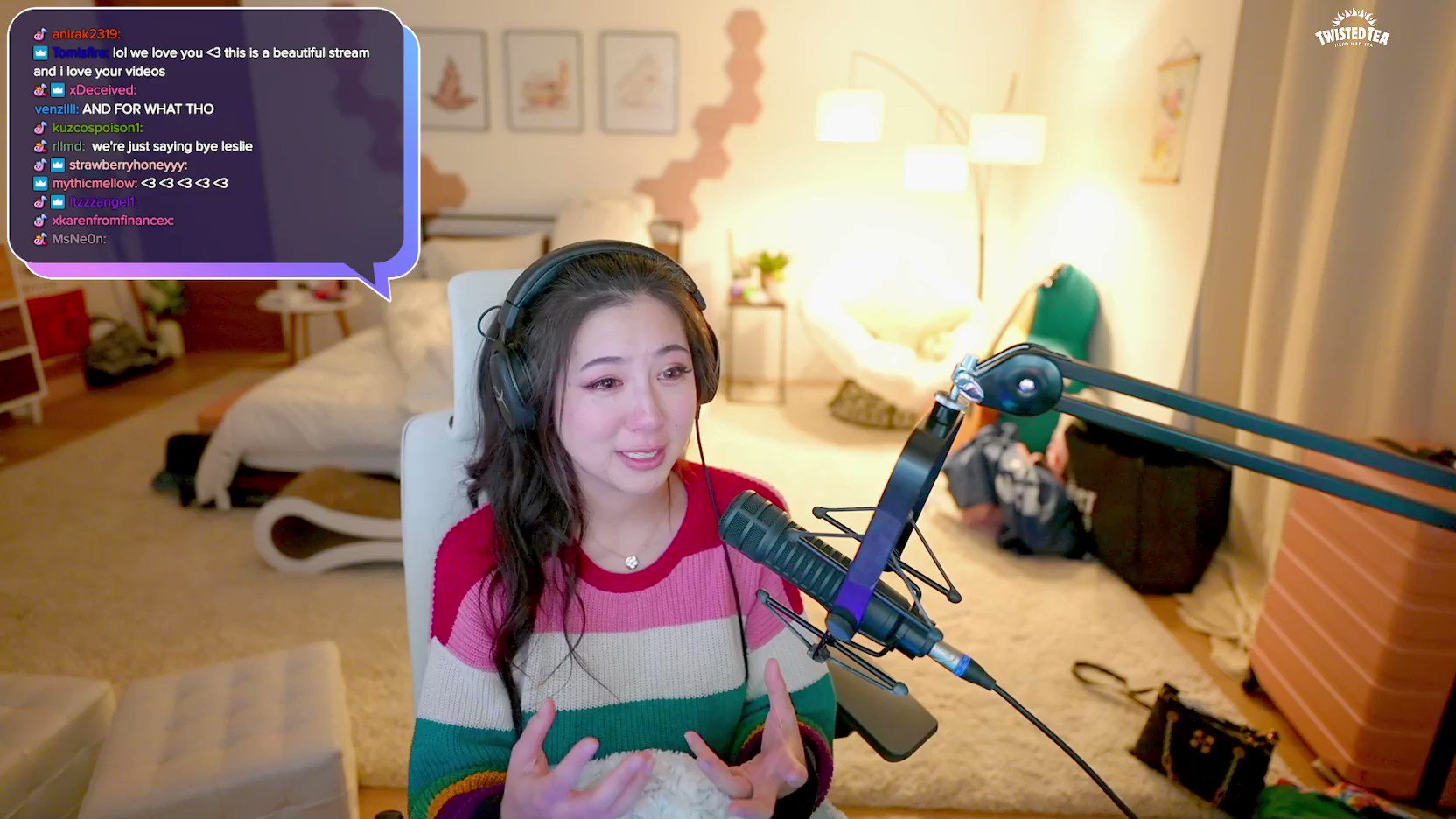 Dexerto on Twitter: "Twitch streamer @fuslie gets emotional on stream as fans predict a move to ...