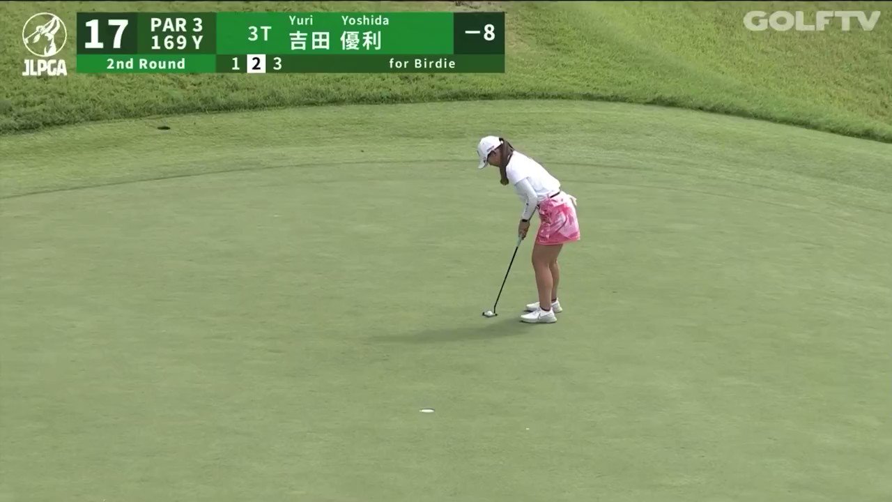 日本女子プロゴルフ協会(JLPGA) on Twitter: "#ゴルフ5レディス🏆｜#Round2 本日絶好調の #吉田優利 (@YURI__YOLO) 🔥 17番で今日8つ目のバーディー🤩 ...