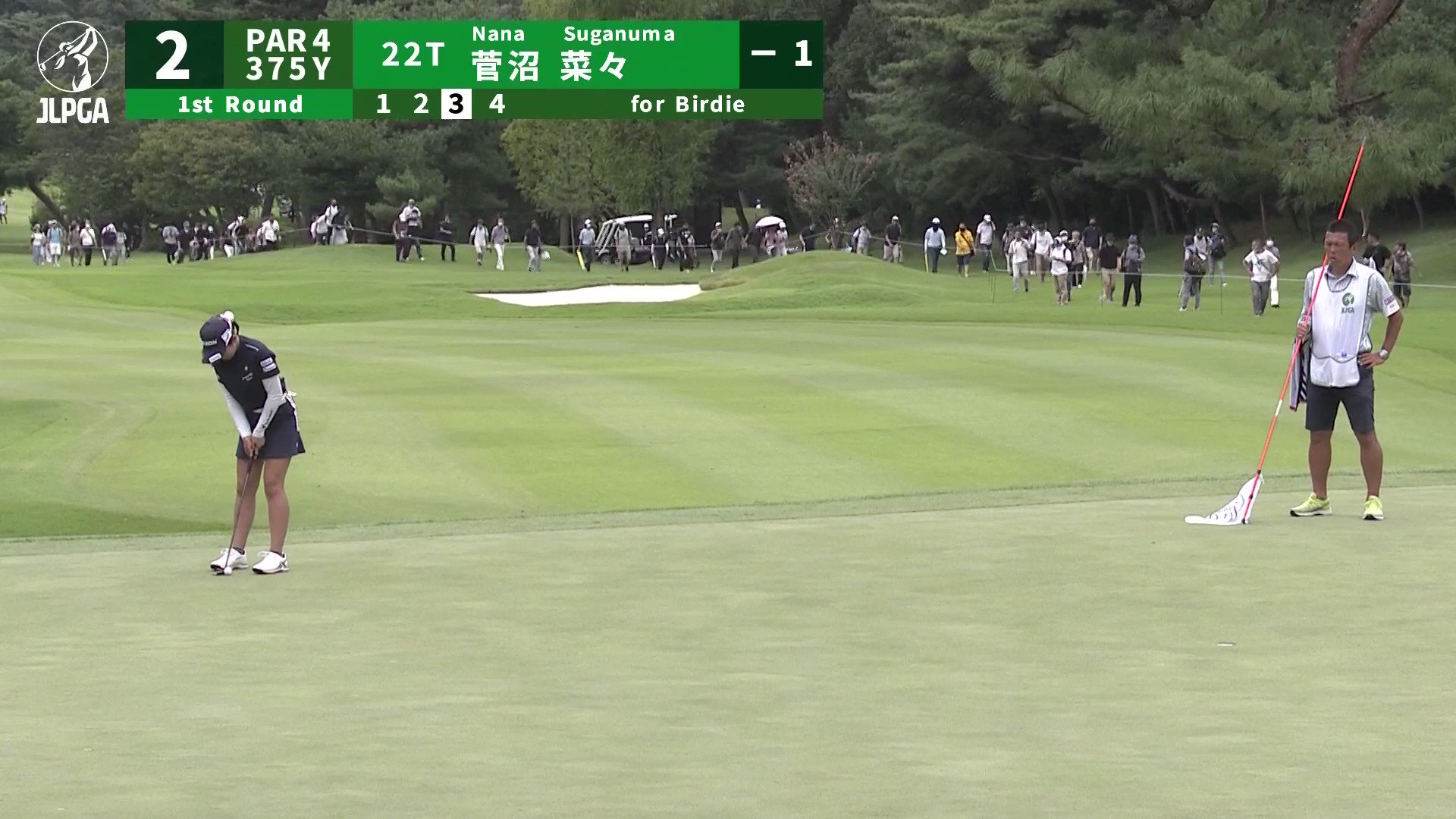 日本女子プロゴルフ協会(JLPGA) on Twitter: "#日本女子プロ選手権コニカミノルタ杯🏆｜#Round1 ロングパットをしっかり決めた！ #菅沼菜々(@suganumanana ...