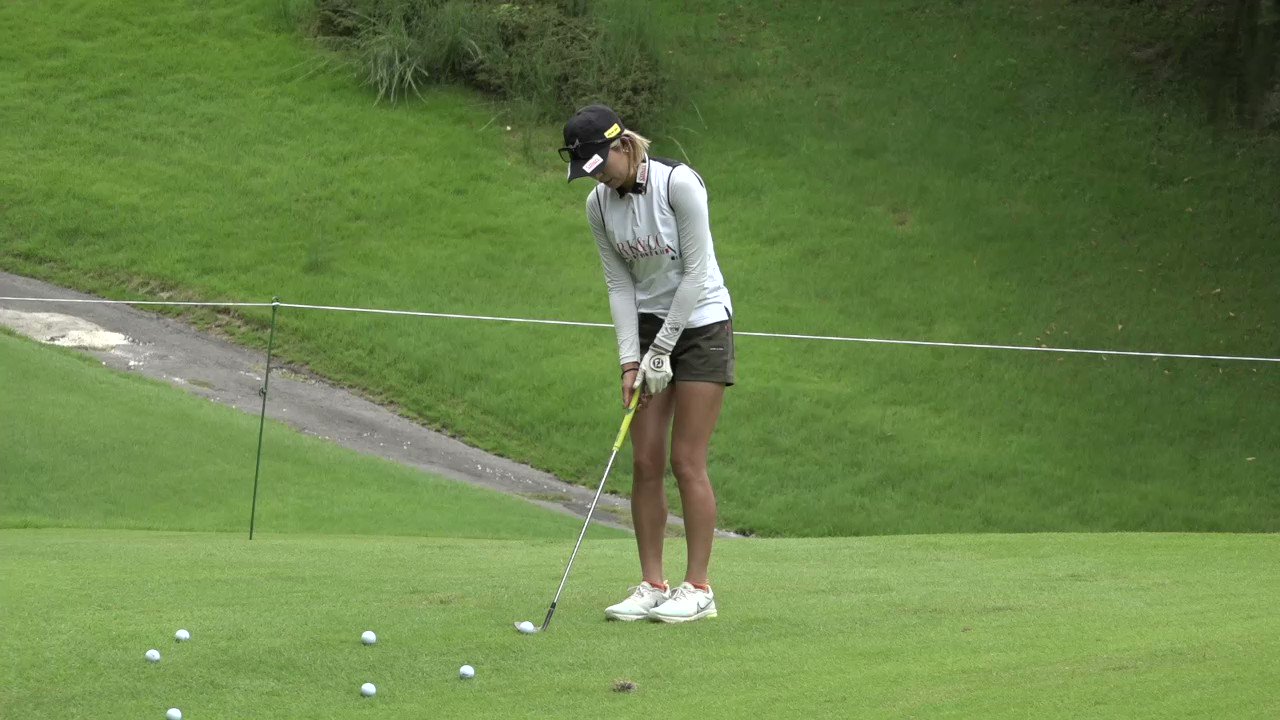 日本女子プロゴルフ協会(JLPGA) on Twitter: "#日本女子プロ選手権コニカミノルタ杯🏆｜#Round1 練習風景をお届け📹 今日4 アンダー、順調な滑り出しとなった #金田 ...