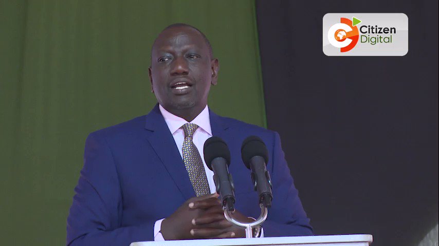 Citizen TV Kenya on Twitter: "“Hii pombe upunguze ama uwache,”- President-elect Ruto on ...