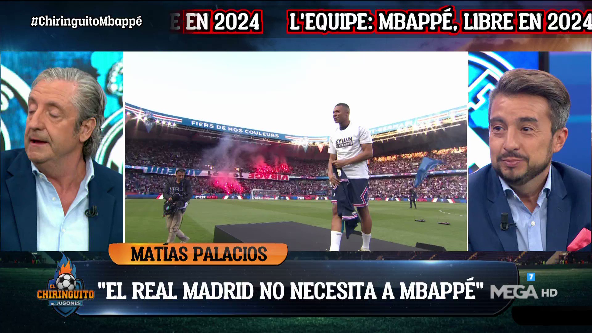 El Chiringuito TV on Twitter: "😳😳 "SI MBAPPÉ VIENE... el MADRIDISMO le PERDONARÁ" 📺 ¿Estás de ...