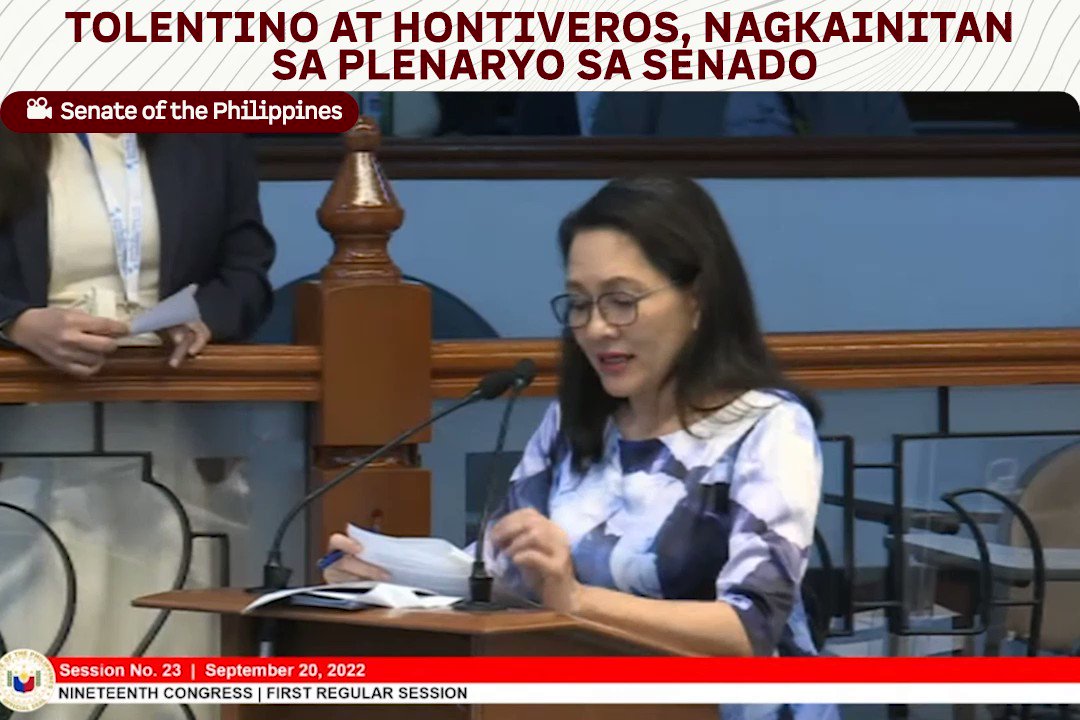 News5 on Twitter: "Nagkainitan sa plenaryo sa Senado sina Blue Ribbon Committee Chairman Francis ...