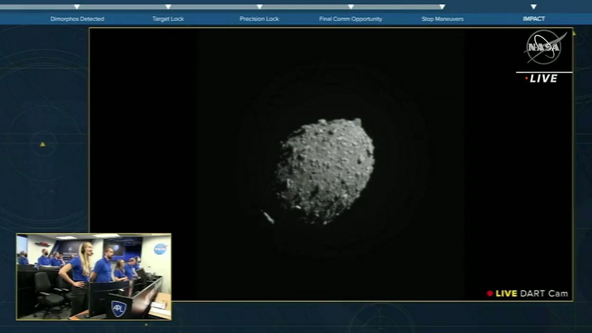 The Associated Press on Twitter: ""We have impact." Watch the moment a NASA spacecraft collides ...