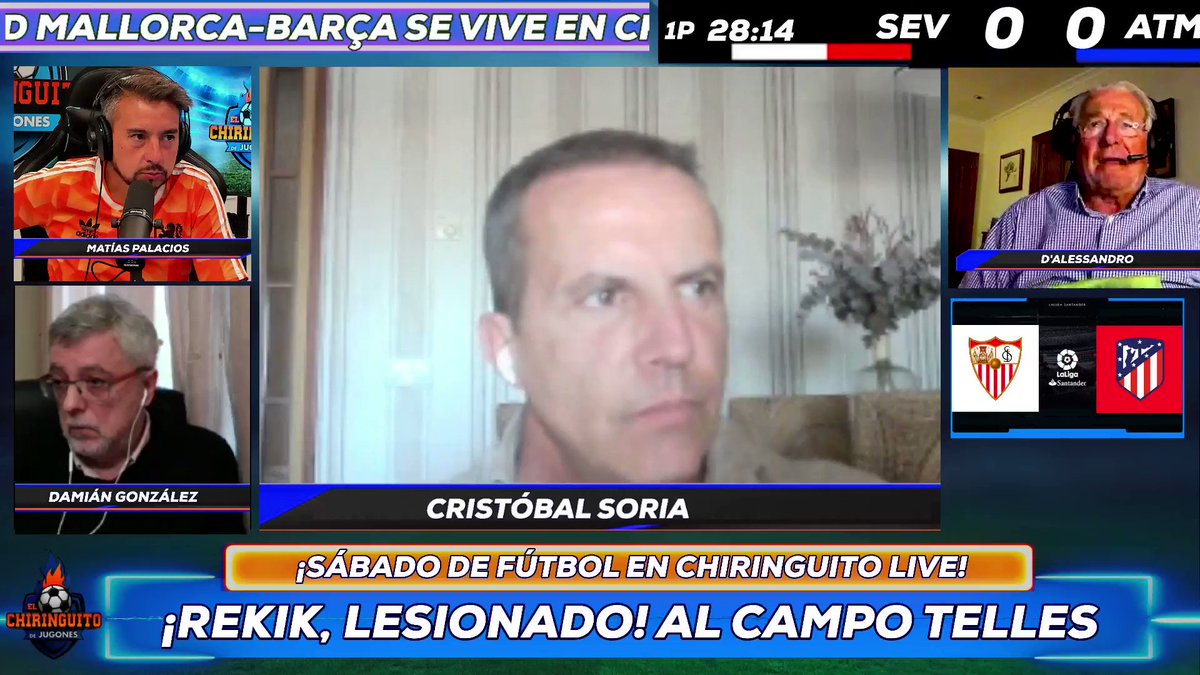 El Chiringuito TV on Twitter: "😑 Vaya cara se le ha quedado a @cristobalsoria con el gol de ...