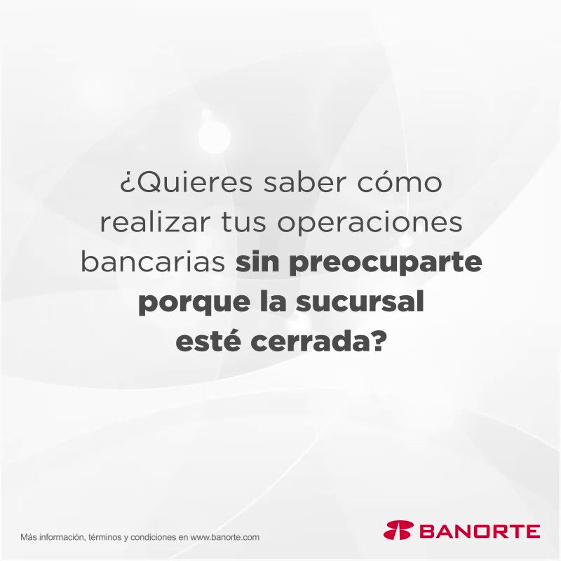 Banorte on Twitter: "¡Tal y como lo hicieras en nuestras sucursales! Así es realizar tus ...