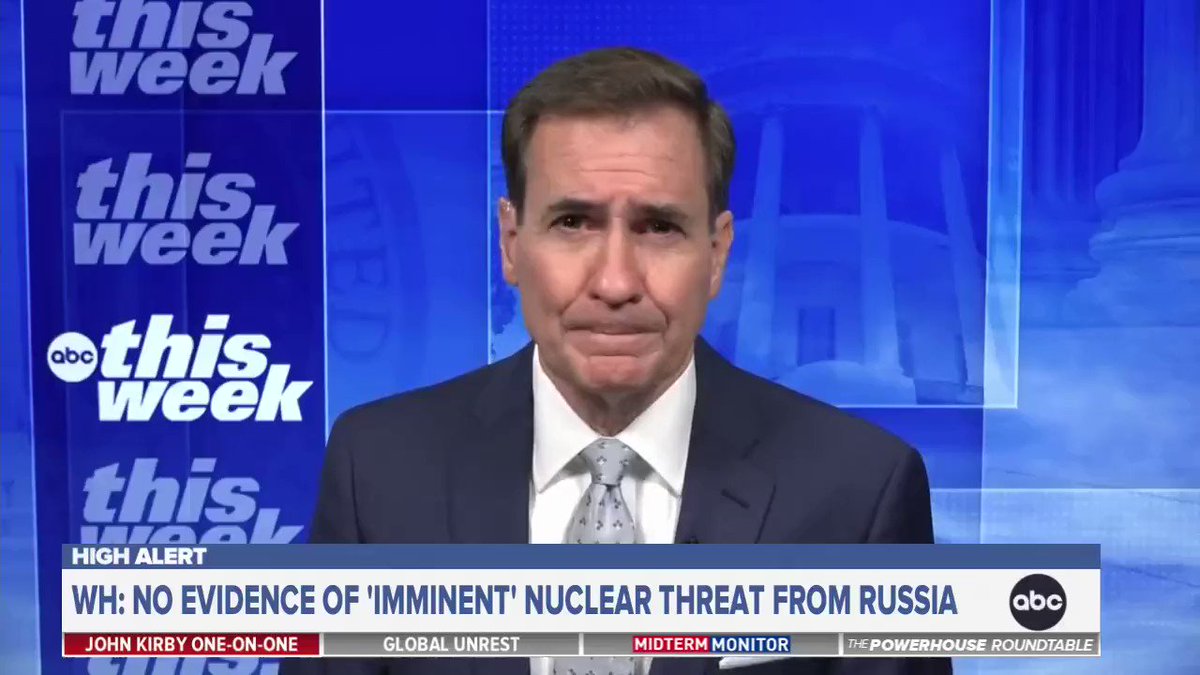 NSC spokesman John Kirby tells MarthaRaddatz that the Russian president ... NSC spokesman John Kirby tells MarthaRaddatz that the Russian president ...