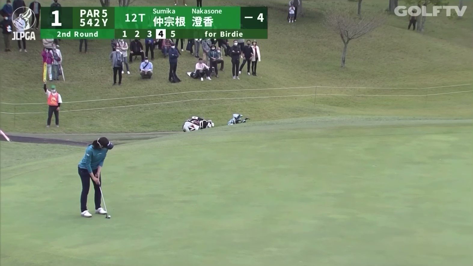 日本女子プロゴルフ協会(JLPGA) on Twitter: "#富士通レディース🏆｜#Round2 #仲宗根澄香 がバーディー発進📈⭕️ 1番でロングパットを沈めスコアを5アンダーに伸ばし ...