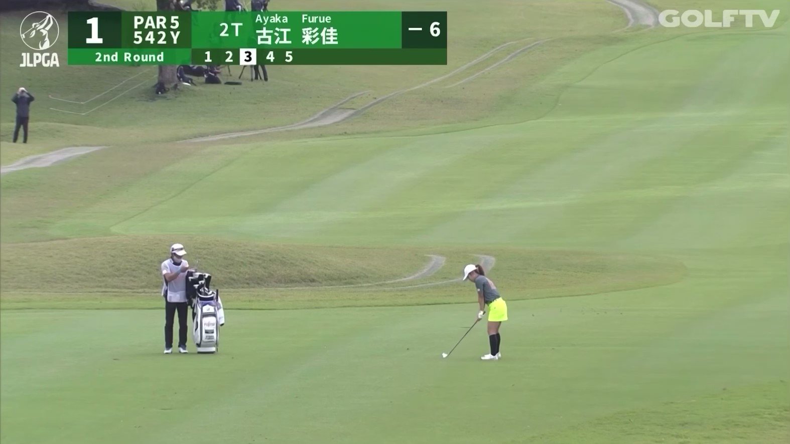 日本女子プロゴルフ協会(JLPGA) on Twitter: "#富士通レディース🏆｜#Round2 #古江彩佳 (@kodebuchanayaka) がいきなり魅せた💫😳 1番で見事な ...