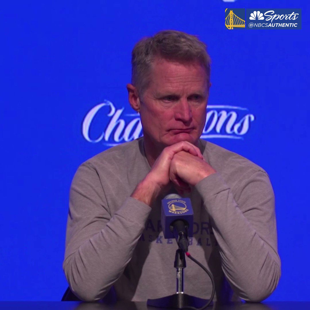 Warriors on NBCS on Twitter: "Steve Kerr on how happy he is that Andrew Wiggins' "unique ...