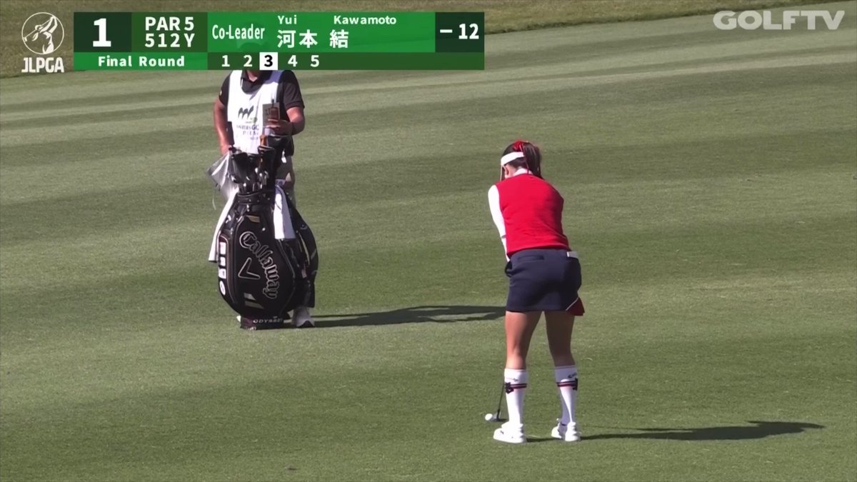 日本女子プロゴルフ協会(JLPGA) on Twitter: "#マスターズGCレディース🏆｜#Round4 首位タイから出た #河本結 (@Yk5472)が1番からいきなり魅せる🏌️‍♀️ ...