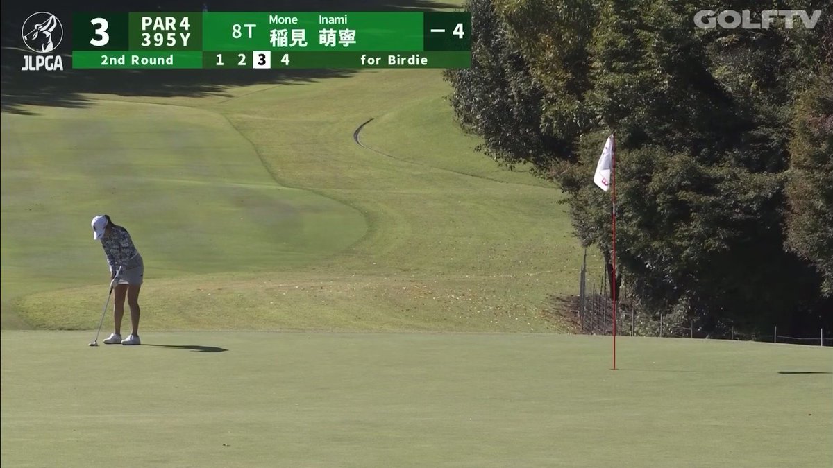 日本女子プロゴルフ協会(JLPGA) on Twitter: "#樋口久子三菱電機レディス🏆｜#Round2 #稲見萌寧 がうまくラインを読み切ったロングパットで今日最初のバーディー⭕️👏 ...