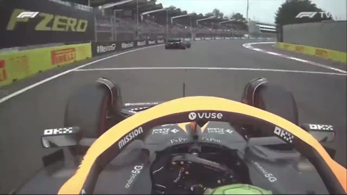 ESPN F1 on Twitter: "Daniel Ricciardo fired a finger gun at Esteban Ocon right before overtaking ...