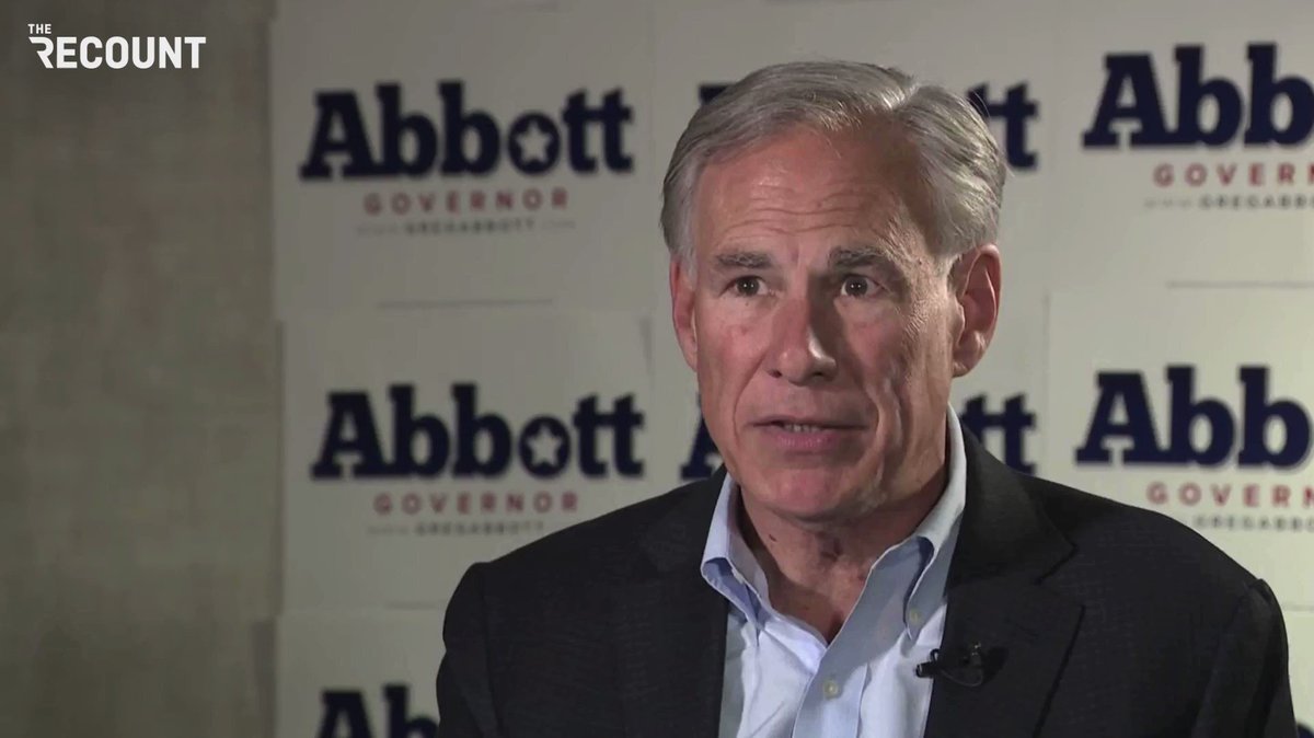 The Recount On Twitter Gov Greg Abbott R Tx Claims The Political