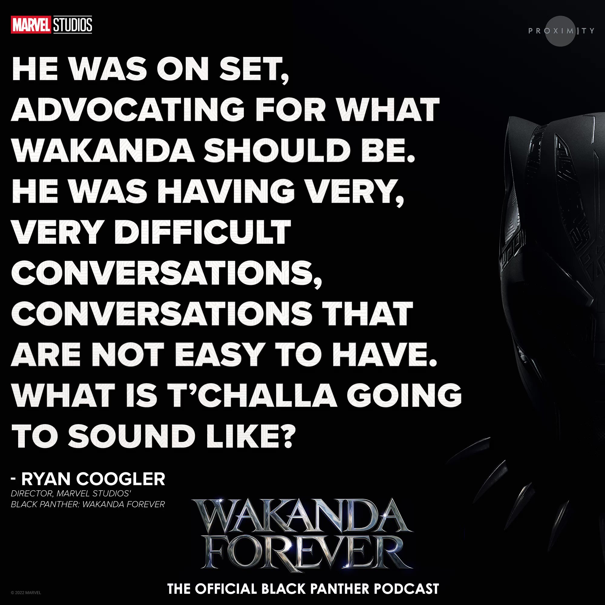 Marvel Entertainment on Twitter: "Director Ryan Coogler reflects on Chadwick Boseman’s legacy in ...