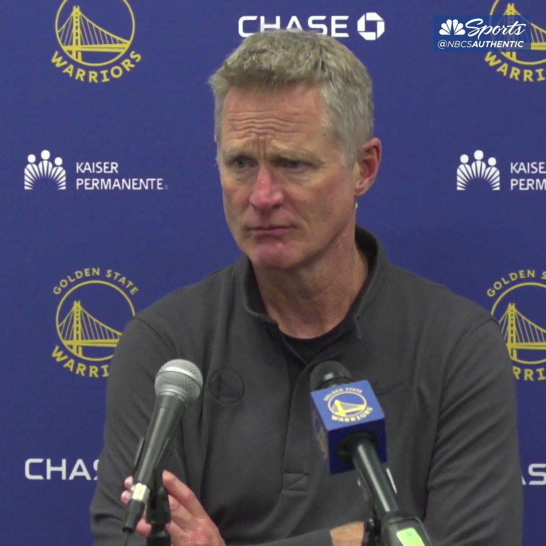 Warriors on NBCS on Twitter: "“Clearly I have failed at that to this point, this year.” Steve ...