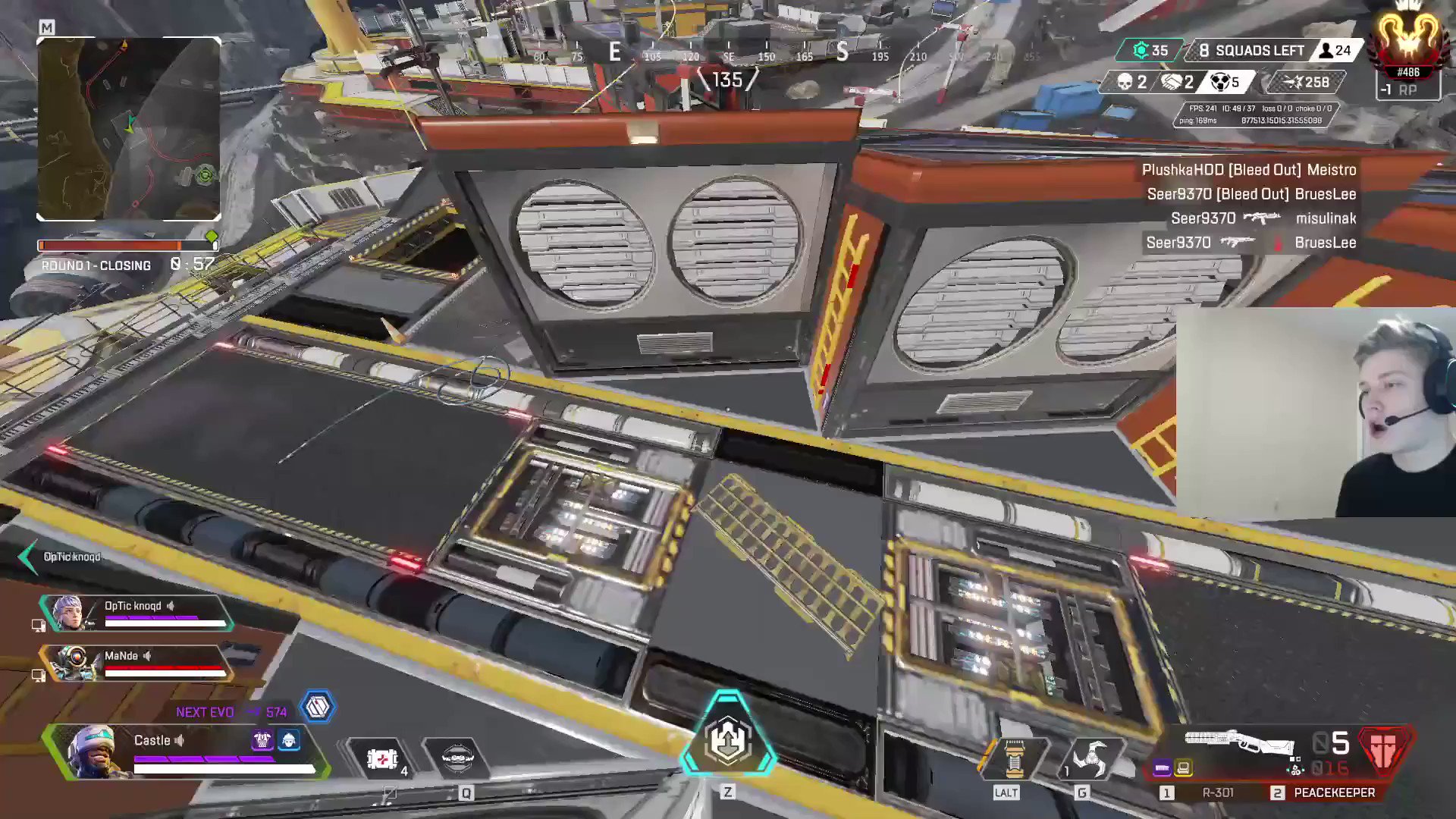 私は大砲よ@𝔸𝕡𝕖𝕩𝕃𝕖𝕘𝕖𝕟𝕕𝕤 on Twitter: "キャッスルウォールのバグがヤバイw via:taxi2g #ApexLegends #APEX #エーペックスレジェンズ ...