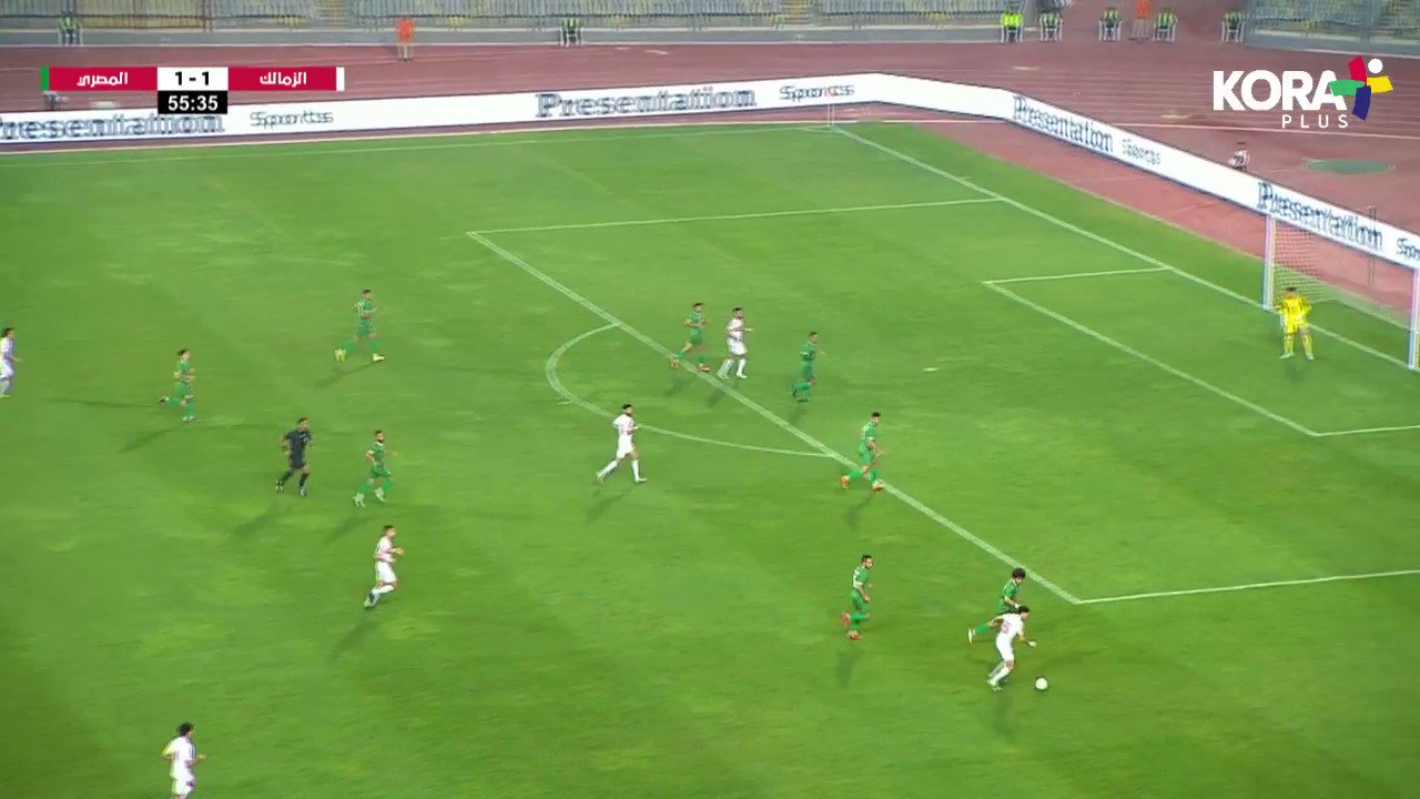 كورة بلس جوووول عمرو السيسي يسجل ثاني أهداف الزمالك في المباراة وأول